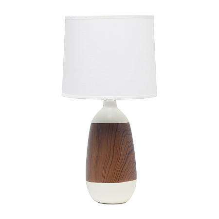 Click here for Simple Designs Ceramic Oblong Table Lamp w/Shade prices