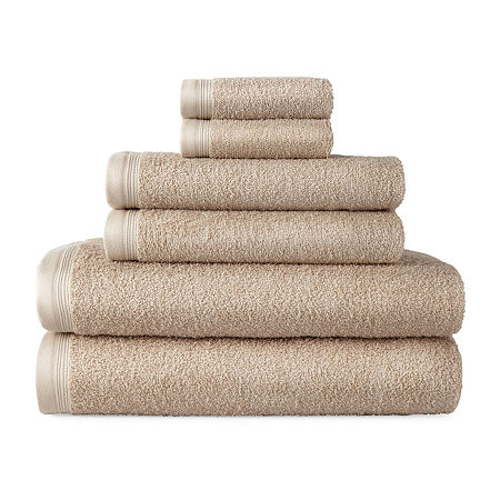 Click here for Home Expressions 6-pc. Solid Bath Towel Set  One S... prices