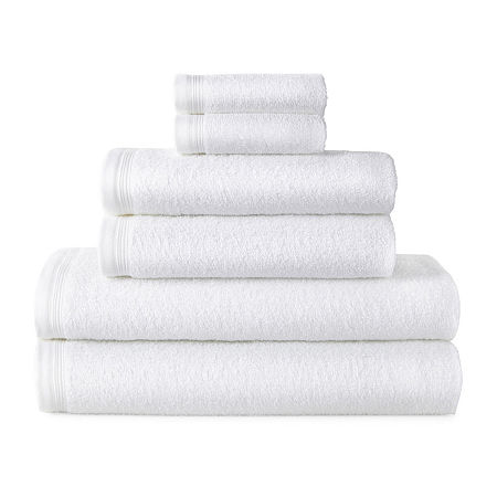 Click here for Home Expressions 6-pc. Solid Bath Towel Set  One S... prices