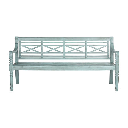 Click here for Karoo Collection Acacia Bench  One Size  Blue prices
