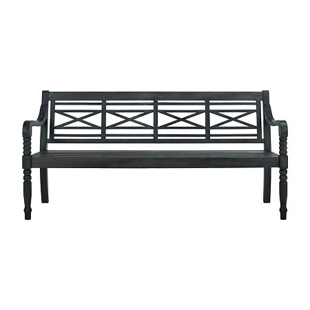 Click here for Karoo Collection Acacia Bench  One Size  Gray prices