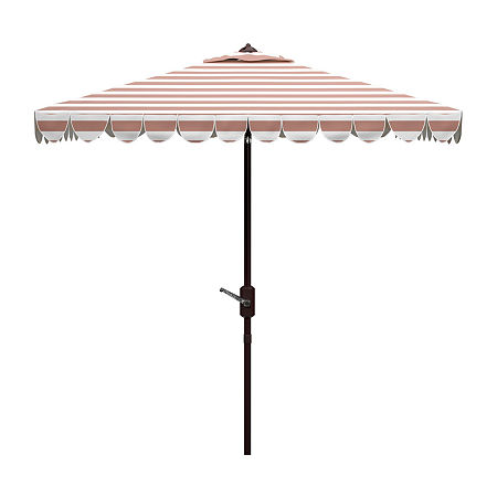Click here for Vienna 7.5 Ft Square Crank Umbrella - Beige stripe prices