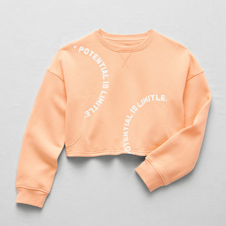 Click here for Xersion Little & Big Kid Girls Crew Neck Fleece Lo... prices