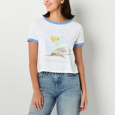 Click here for Womens Short Sleeve Regular Fit Juniors Graphic T-... prices