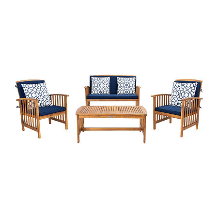 Click here for Rocklin 4 Pc Patio Set  One Size  Blue prices