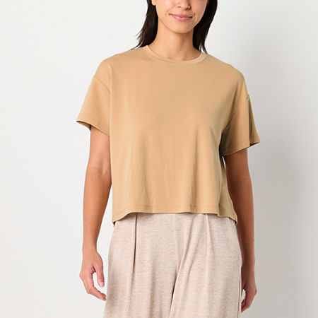 Click here for Stylus Womens Crew Neck Short Sleeve T-Shirt  X-la... prices