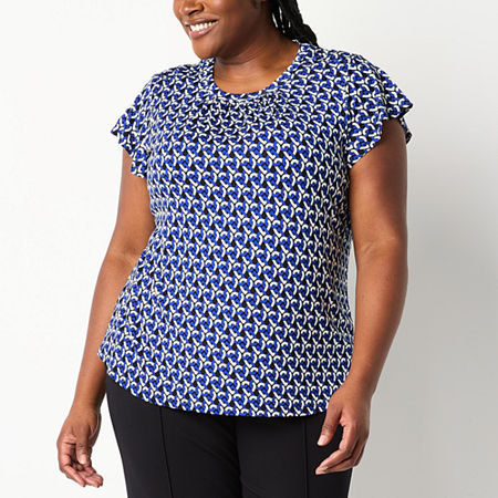 Click here for Liz Claiborne Womens Plus Crew Neck Short Sleeve B... prices