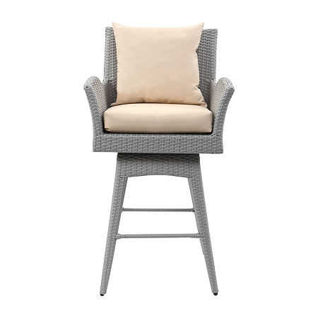 Click here for Hayes Patio Collection Bar Stool  One Size  Gray prices
