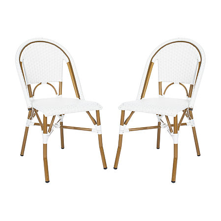 Click here for Salcha Rattan 2 Pc Patio Chairs  One Size  White prices