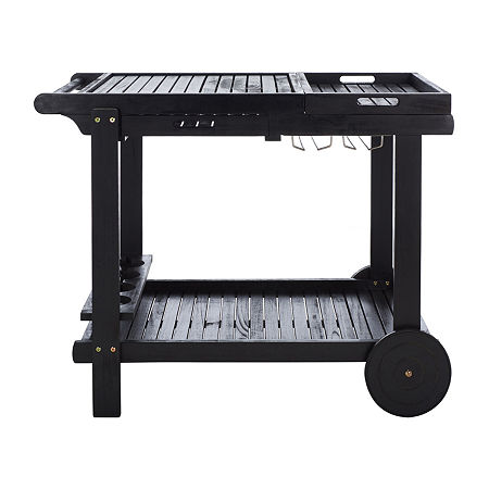 Click here for Orland Patio Collection Wood-Top Serving Cart  One... prices