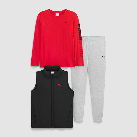 Click here for PUMA Big Kid Boys 3-pc. Pant Set  Small (8)  Black prices