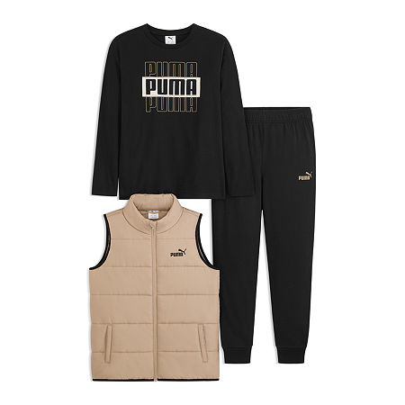 Click here for PUMA Big Kid Boys 3-pc. Pant Set  Small (8)  Brown prices