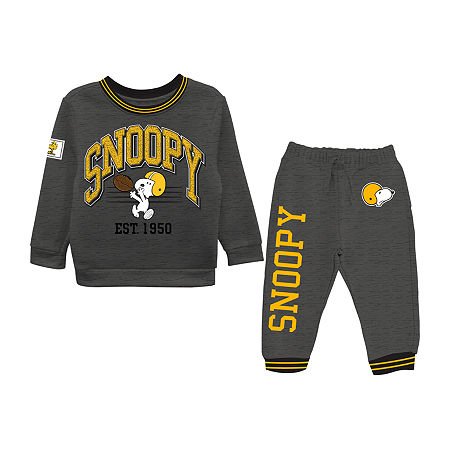 Click here for Toddler Boys 2-pc. Snoopy Pant Set  5t  Black prices