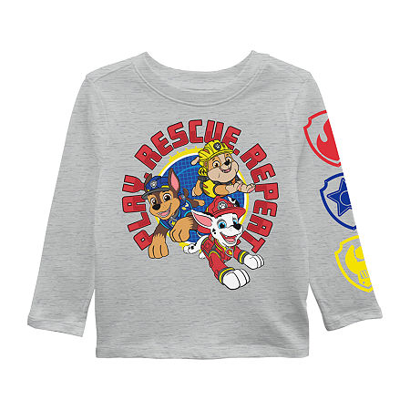 Click here for Toddler Boys Crew Neck Long Sleeve Paw Patrol Grap... prices