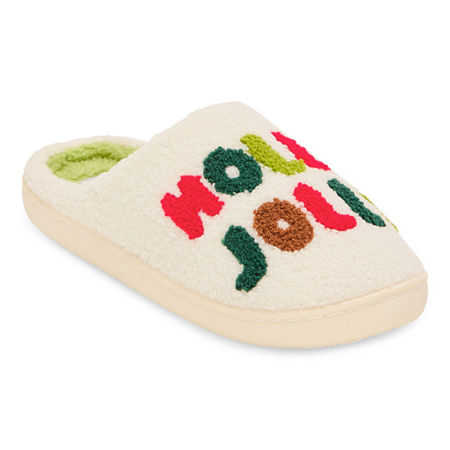Click here for Olivia Miller Holiday Reindeer Womens Slip-On Slip... prices