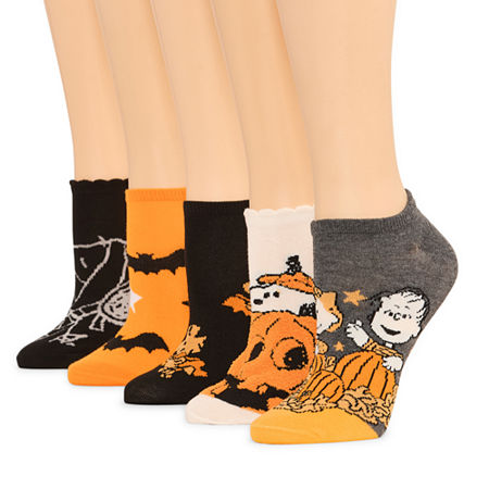 Click here for Womens Multi-Pack 5 Pair Peanuts No Show Socks  9-... prices