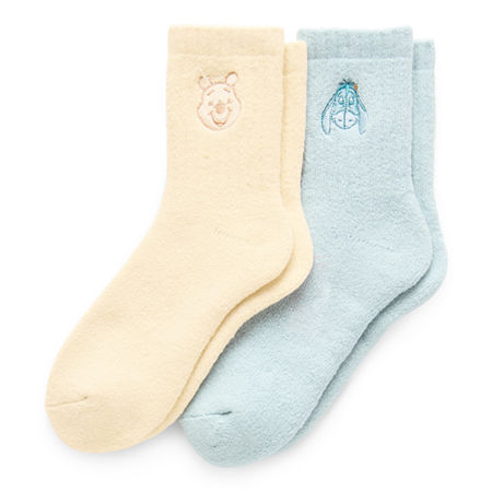 Click here for Supersoft Womens 2 Pair Winnie The Pooh Crew Socks... prices