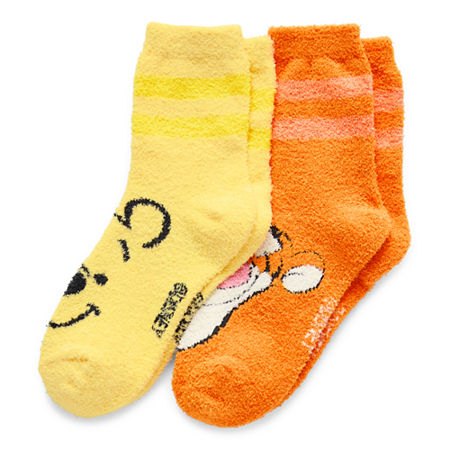 Click here for Cozy Womens 2 Pair Winnie The Pooh Crew Socks  9-1... prices