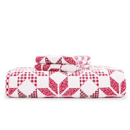 Click here for Martha Stewart Holiday Star 3-pc. Quilt Set  One S... prices