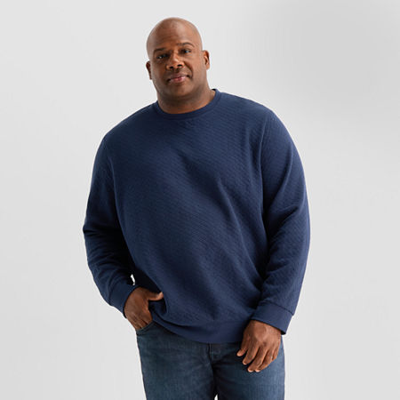 Click here for Shaquille ONeal XLG Textured Fleece Mens Crew Neck... prices