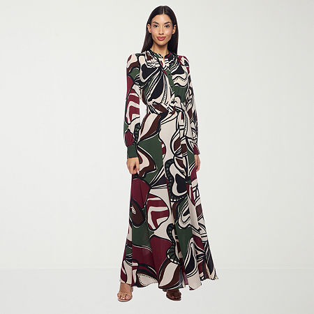 Click here for Premier Amour Womens Long Sleeve Floral Maxi Dress... prices