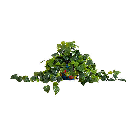Click here for Nearly Natural 18in. Green Philodendron Fern Artif... prices