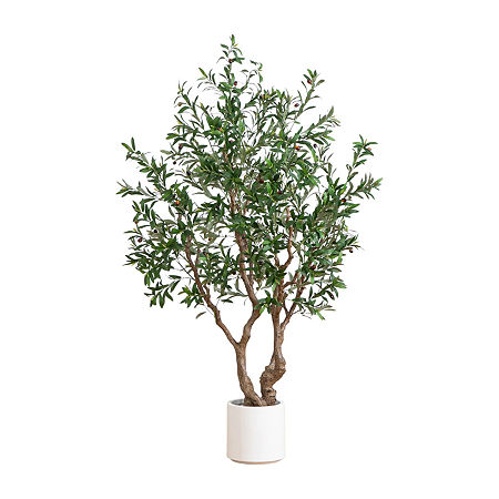 Click here for Nearly Natural 6ft. Green Grand Olive Indoor Artif... prices