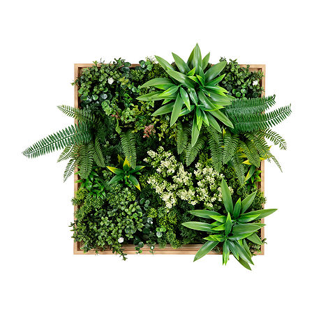 Click here for Nearly Natural 20in. X 20in. Green Lighted Queensl... prices