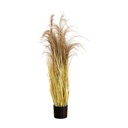 Click here for Nearly Natural 4ft. Green Pampas Grass Artificial... prices