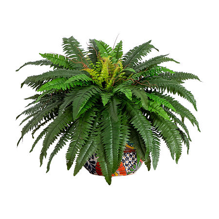 Click here for Nearly Natural 20in Green Double Boston Fern Artif... prices