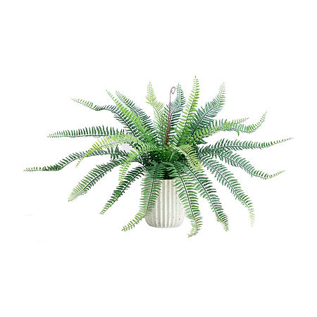 Click here for Nearly Natural 16in Green Fern Artificial Plant  O... prices