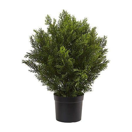 Nearly Natural 2 Cedar Indoor/Outdoor Artificial Bush - Green