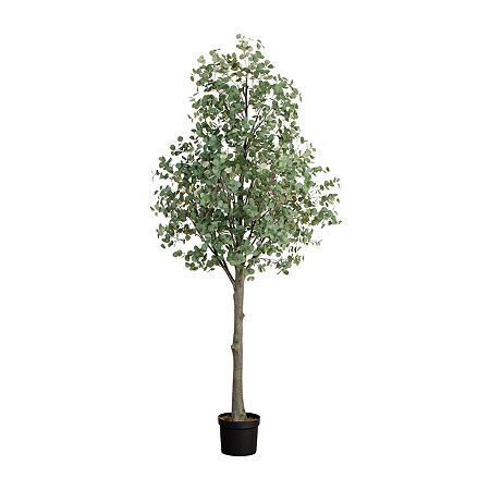 Click here for Nearly Natural 12ft. Green Eucalyptus Artificial T... prices