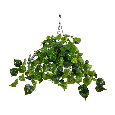 Click here for Nearly Natural 24in. Green Lighted Philodendron Ar... prices