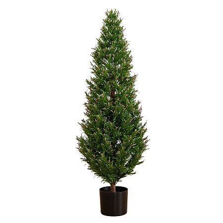 Click here for Nearly Natural 4ft. Green Rosemary Topiary  One Si... prices