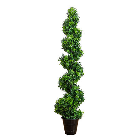 Click here for Nearly Natural 5ft. Green Boxwood Topiary  One Siz... prices