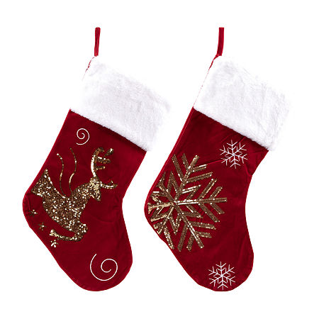 Click here for Northlight Reindeer And Snowflake Sequin - 20in -... prices