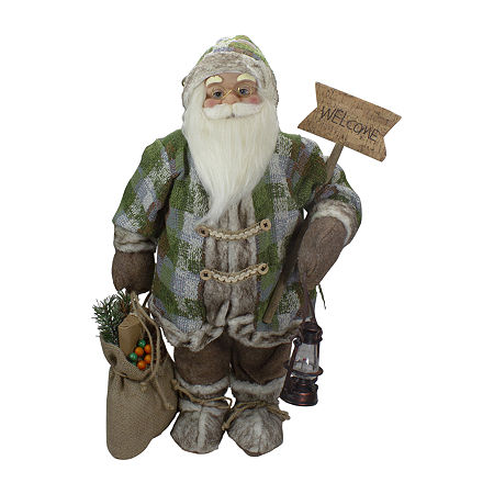 Click here for Northlight 24 Standing Welcome Santa Christmas Fig... prices