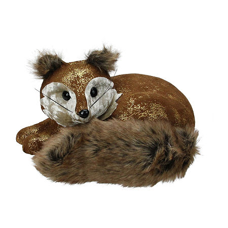 Click here for Northlight Laying Fox - 16.5in - Brown Christmas F... prices