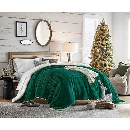Click here for North Pole Trading Co. Ribbed Mink To Sherpa Rever... prices