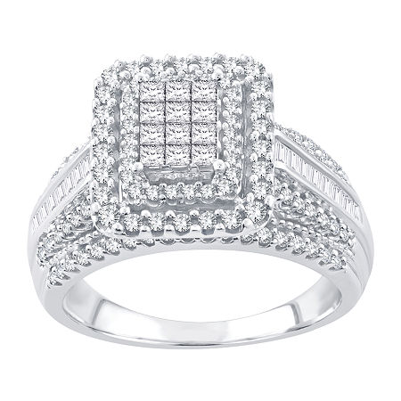 Click here for Womens 1 CT. T.W. Natural White Diamond 10K White... prices