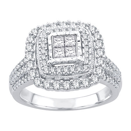 Click here for Womens 1 CT. T.W. Natural White Diamond 10K White... prices