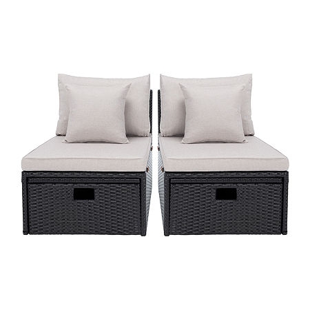 Click here for Pramla 4-pc. Patio Lounge Chair and Ottoman Set  O... prices