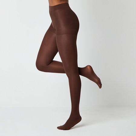 Mixit Womens Opaque Tights  Large  Brown