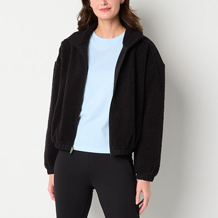 Click here for Xersion Womens Boucle Sherpa Jacket  Large  Black prices