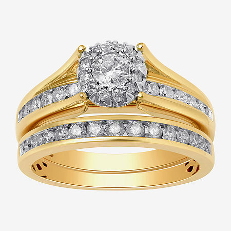 Click here for Womens 1 CT. T.W. Natural White Diamond 14K Gold R... prices