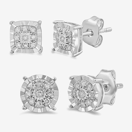 Click here for Womens 1/5 CT. Lab Grown White Diamond Sterling Si... prices