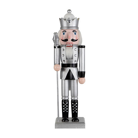 Click here for Northlight Jeweled Figure - 14in - Silver And Blac... prices