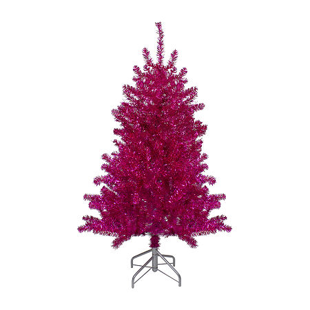 Click here for Northlight Metallic Pink Tinsel - Unlit 4 1/2 Foot... prices