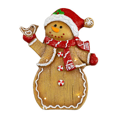 Click here for Northlight Led Lighted Gingerbread Snowman With Bi... prices
